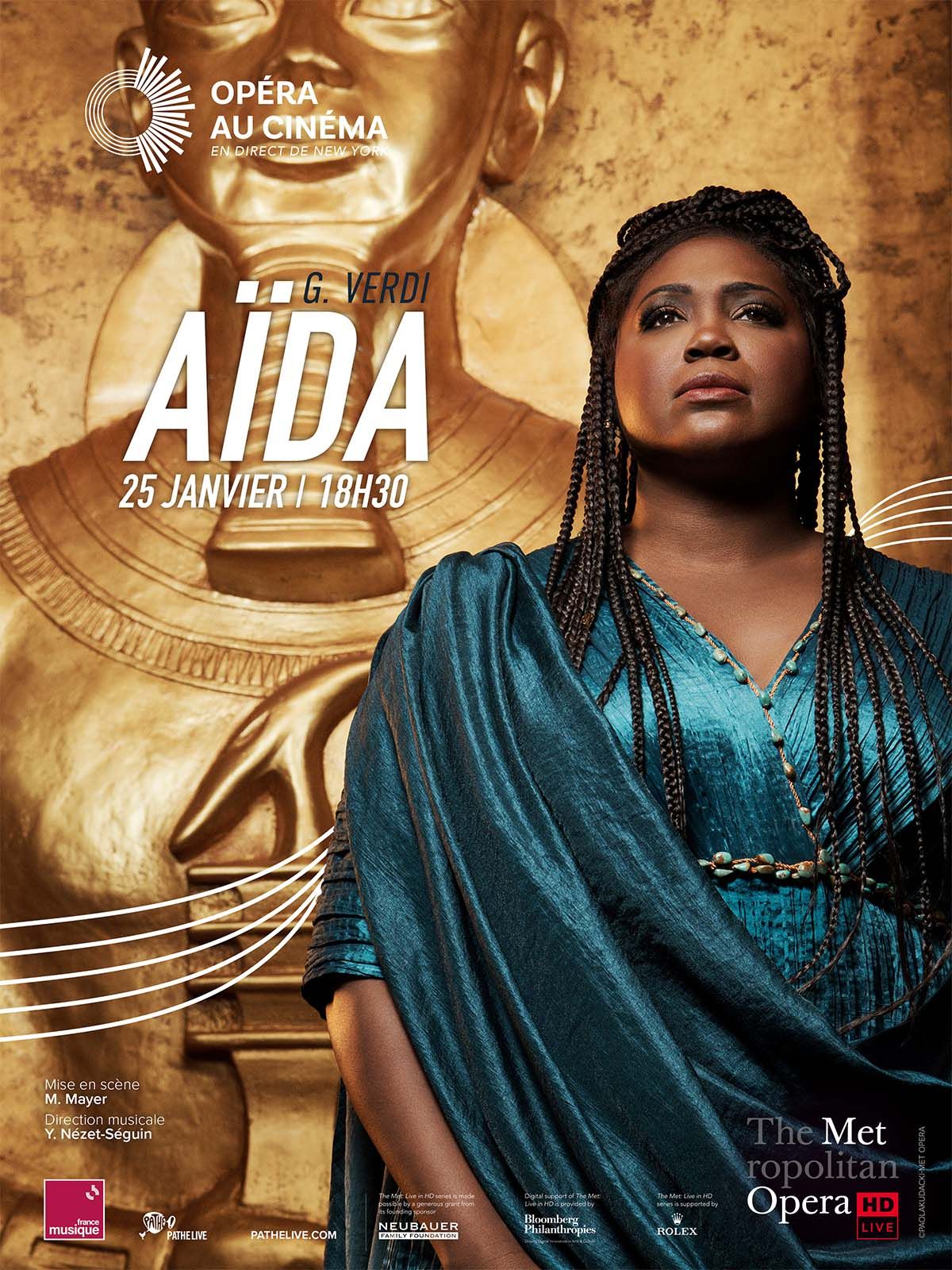 Cinémas et séances : The Metropolitan Opera: Aida (2025) - Boulazac - AlloCiné