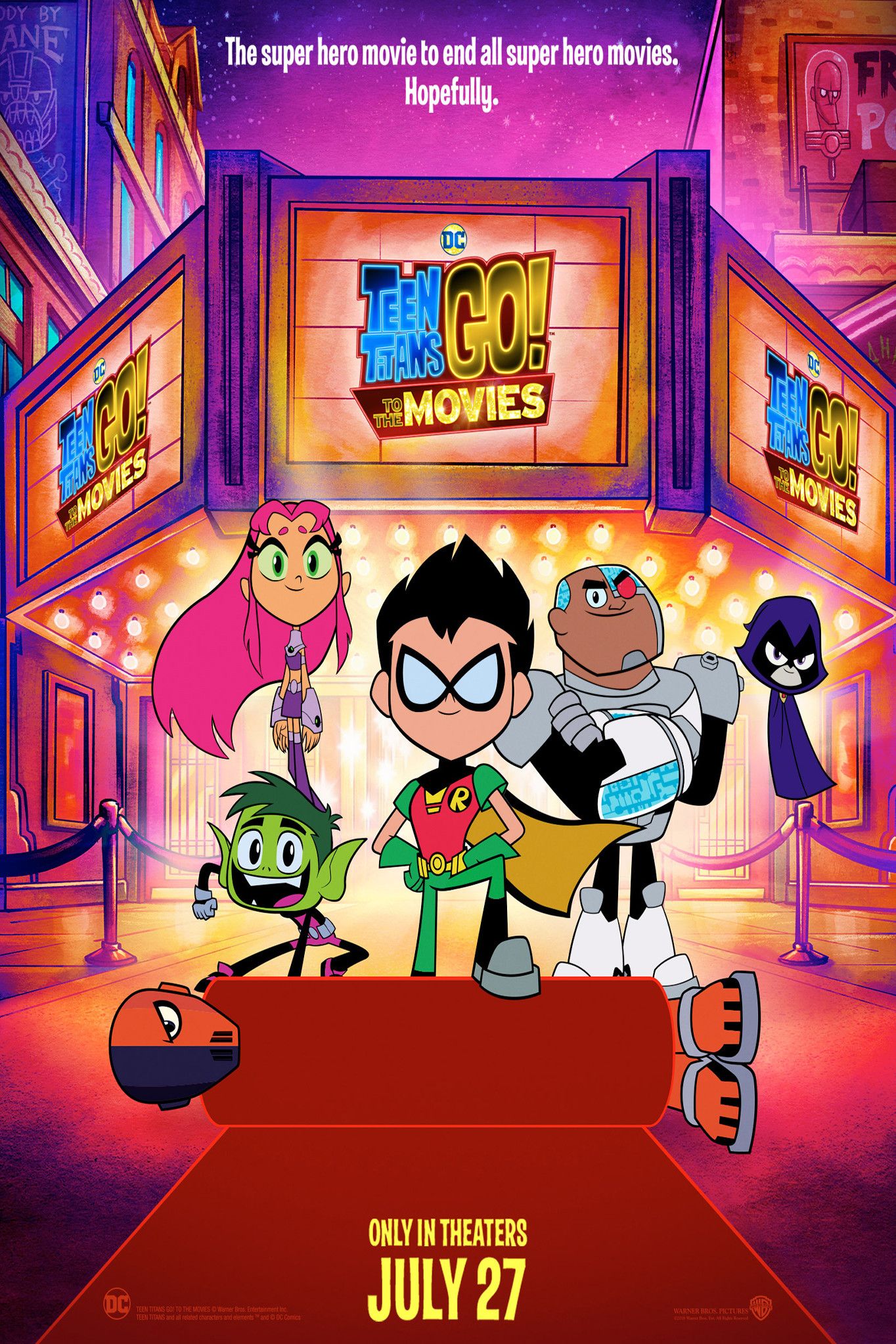 Affiche du film Teen Titans GO! To The Movies - Photo 2 sur 24 - AlloCiné