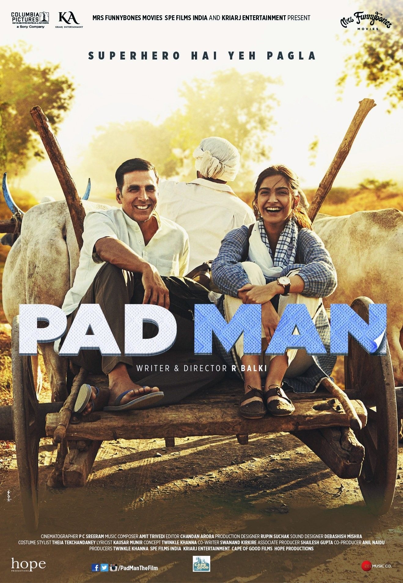 Affiche du film Padman - Photo 1 sur 5 - AlloCiné
