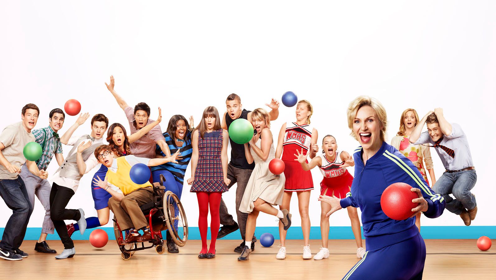 Glee : Photo Dianna Agron, Chris Colfer, Mark Salling, Amber Riley ...