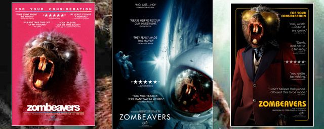 Zombeavers détourne les affiches de "Gravity", "American Hustle" et ...