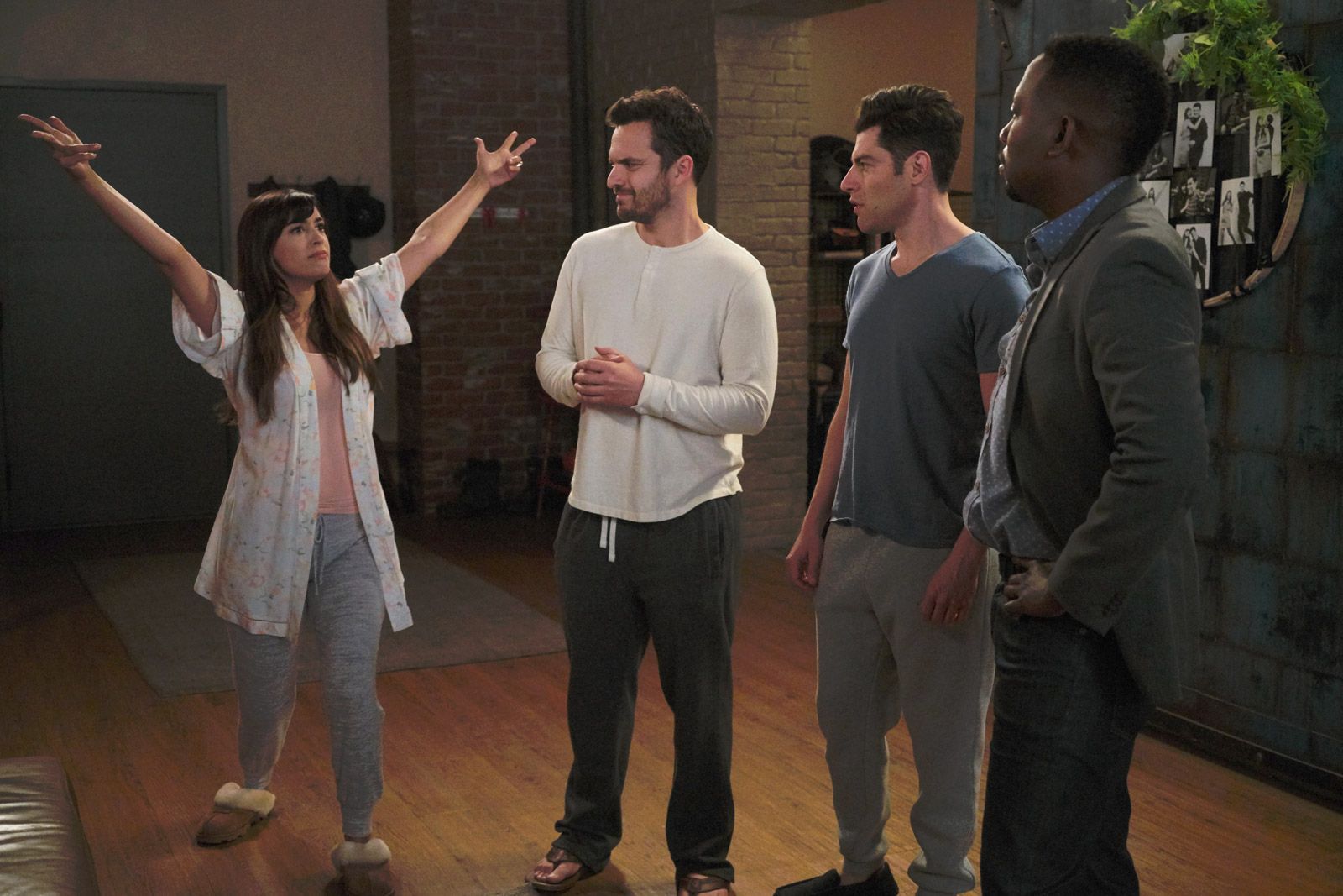 New Girl : New Girl : Photo Jake Johnson, Hannah Simone, Lamorne Morris ...