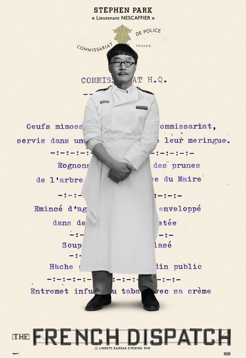 Affiche du film The French Dispatch - Photo 12 sur 39 - AlloCiné